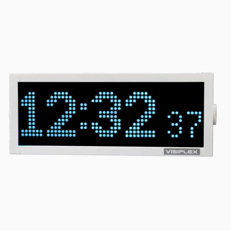 Wireless Message Board for text messaging and digital time display