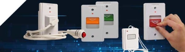 Wireless Panic Buttons - Wall-Mounted/Wearable Devices for Instant Alerts